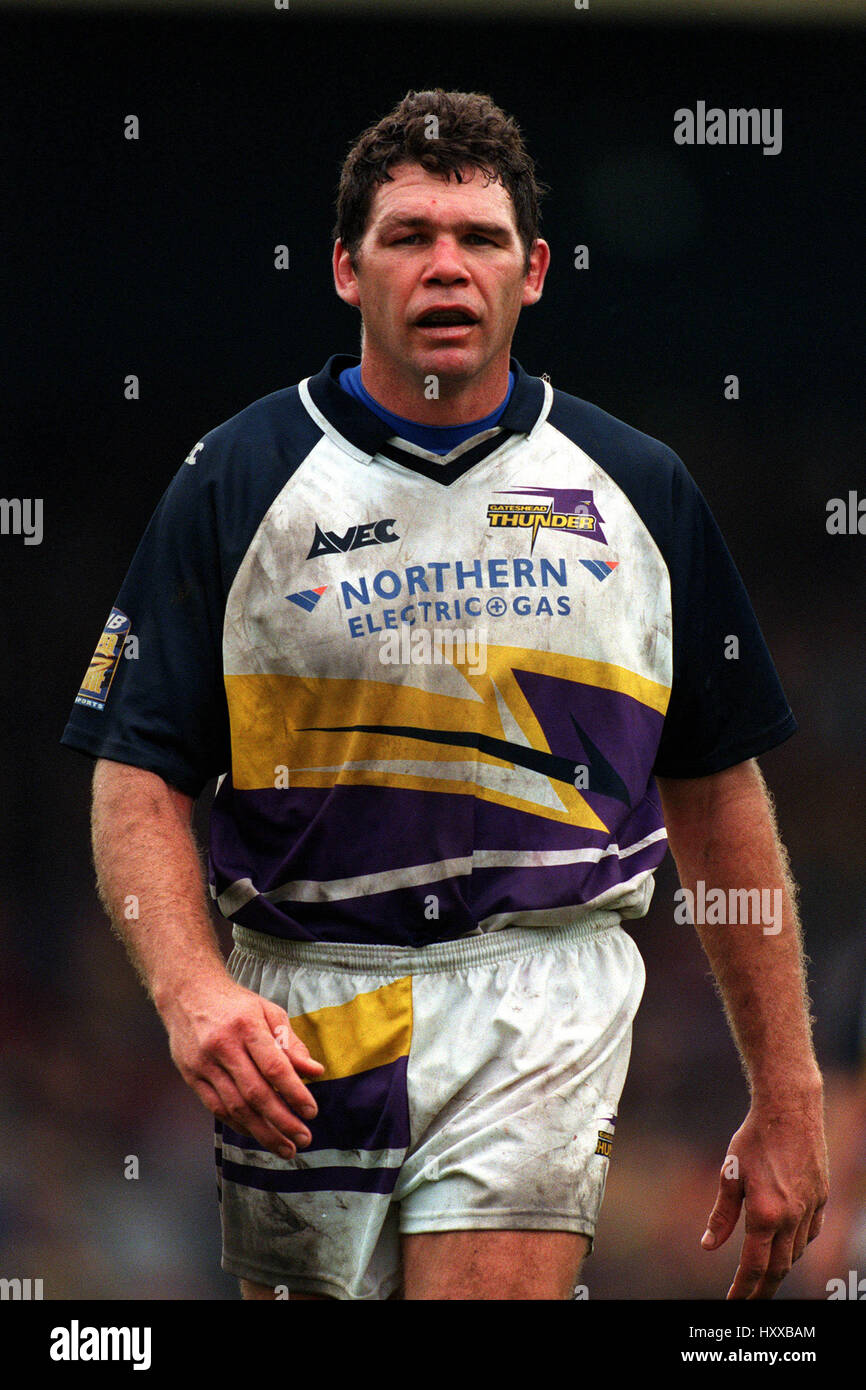 DANNY LEE GATESHEAD THUNDER RLFC 05 April 1999 Stock Photo - Alamy