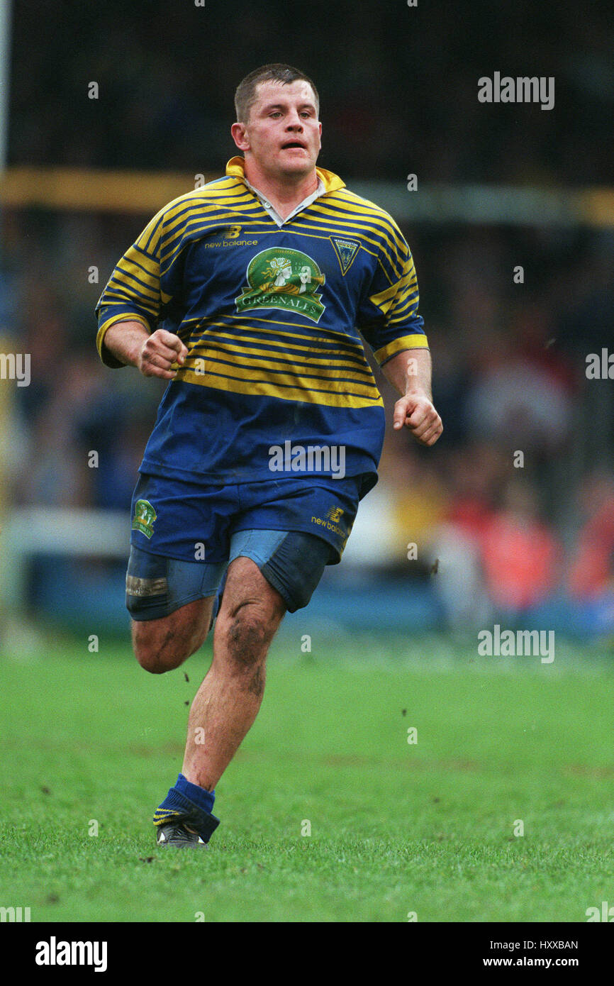 DANNY NUTLEY WARRINGTON WOLVES RLFC 05 April 1999 Stock Photo - Alamy