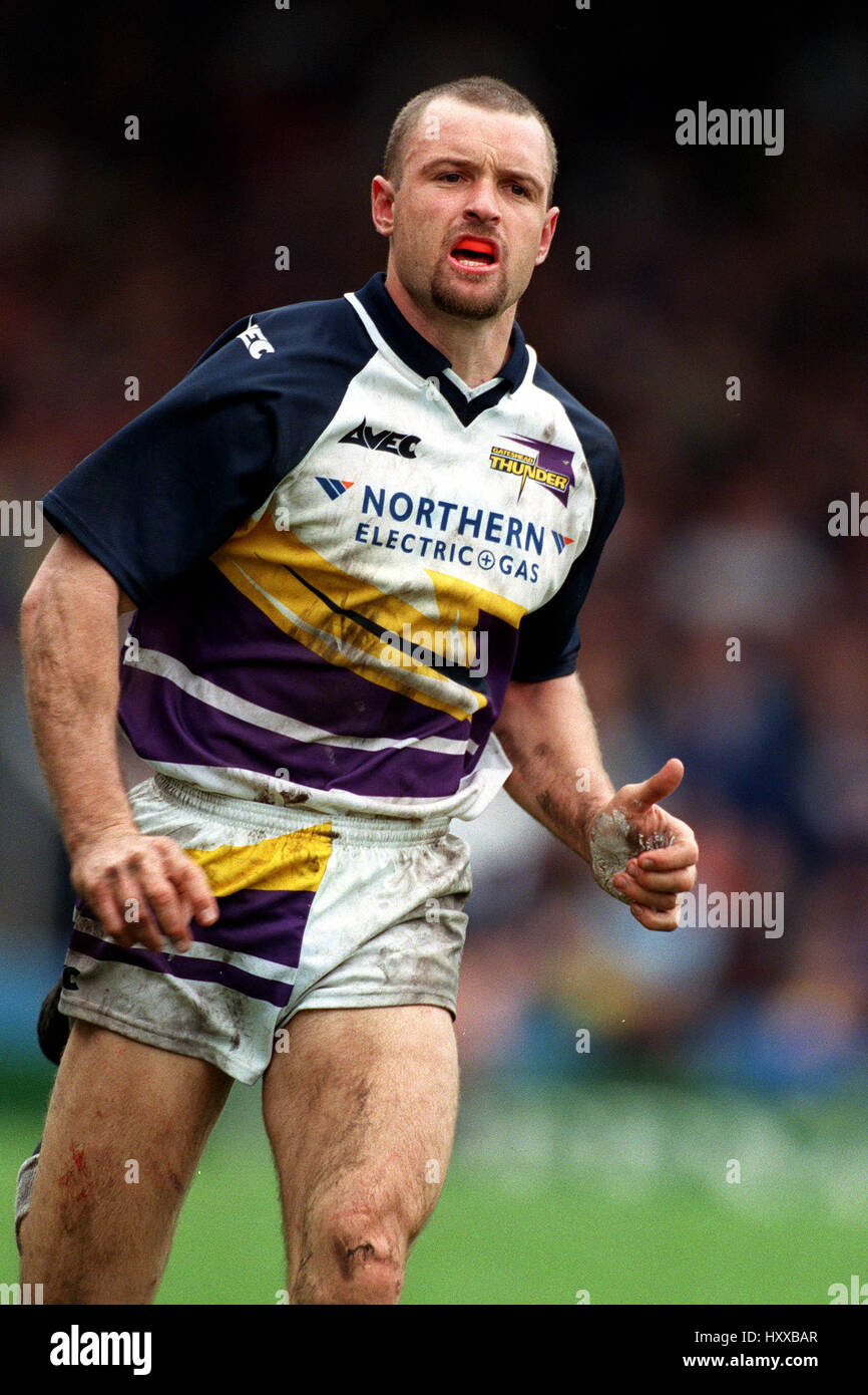 DAVID MAIDEN GATESHEAD THUNDER RLFC 05 April 1999 Stock Photo - Alamy
