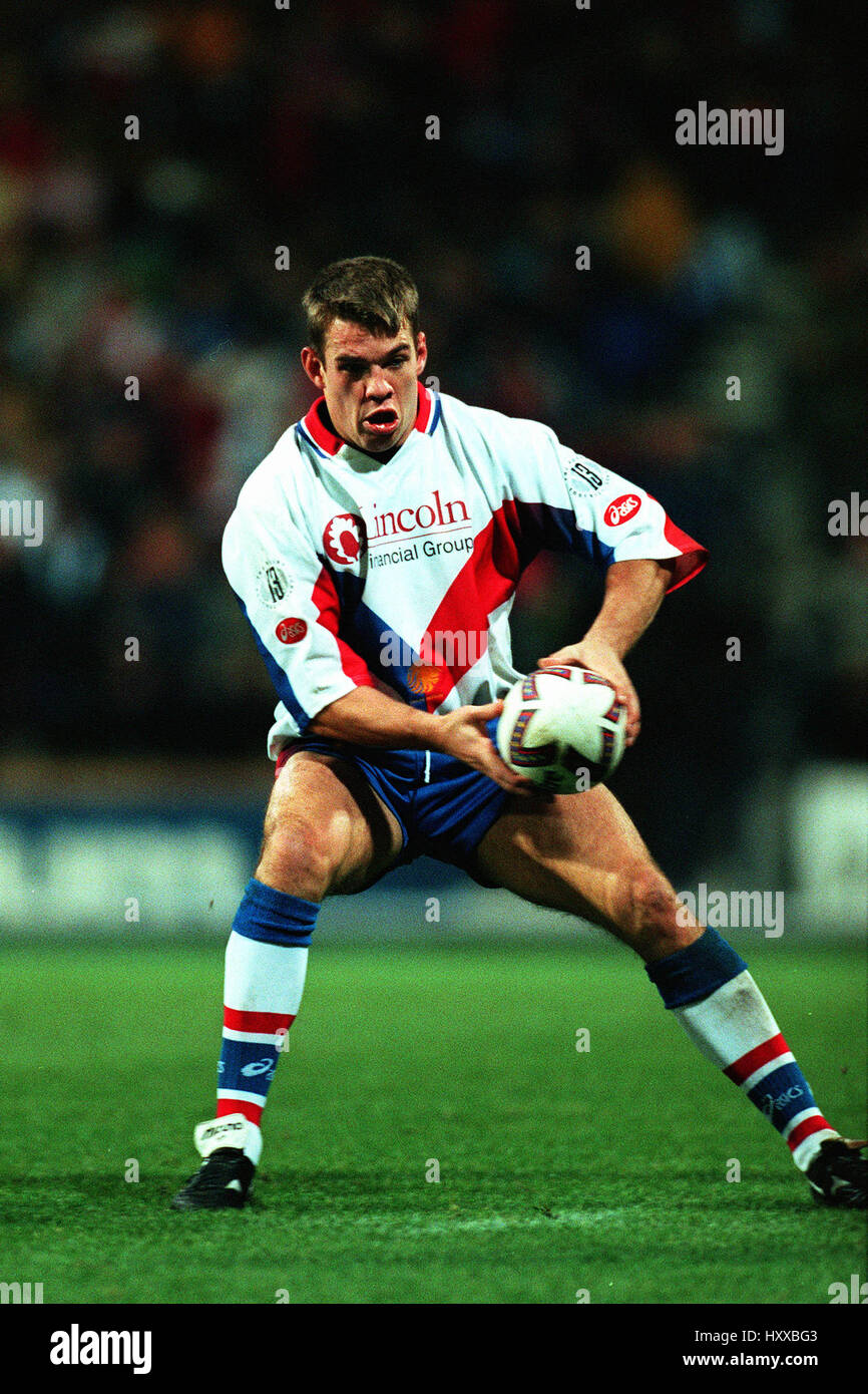 GARY CONNOLLY GREAT BRITAIN & WIGAN WARRIORS 07 November 1998 Stock ...