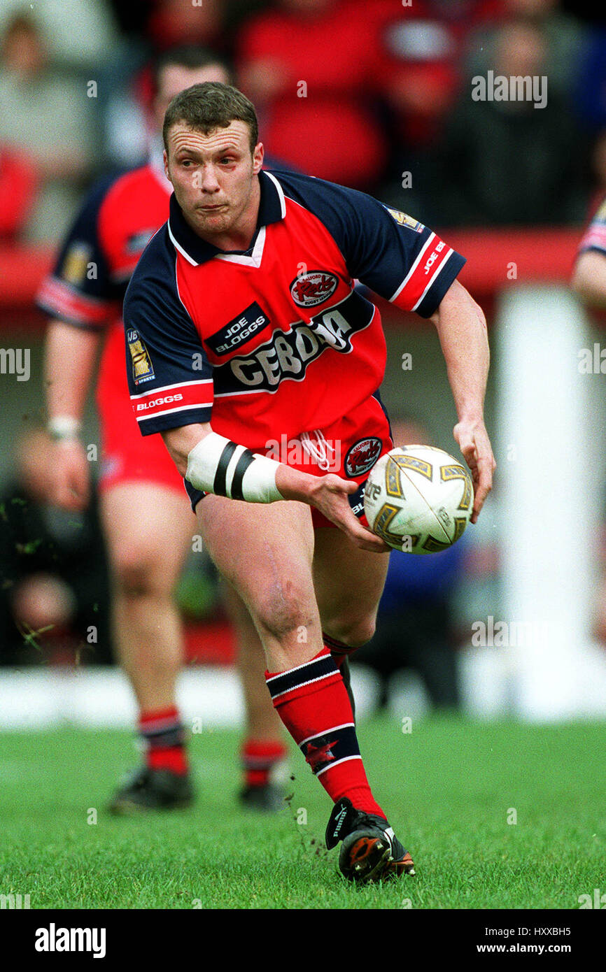 CARL BRIGGS SALFORD REDS RLFC 11 April 1999 Stock Photo - Alamy