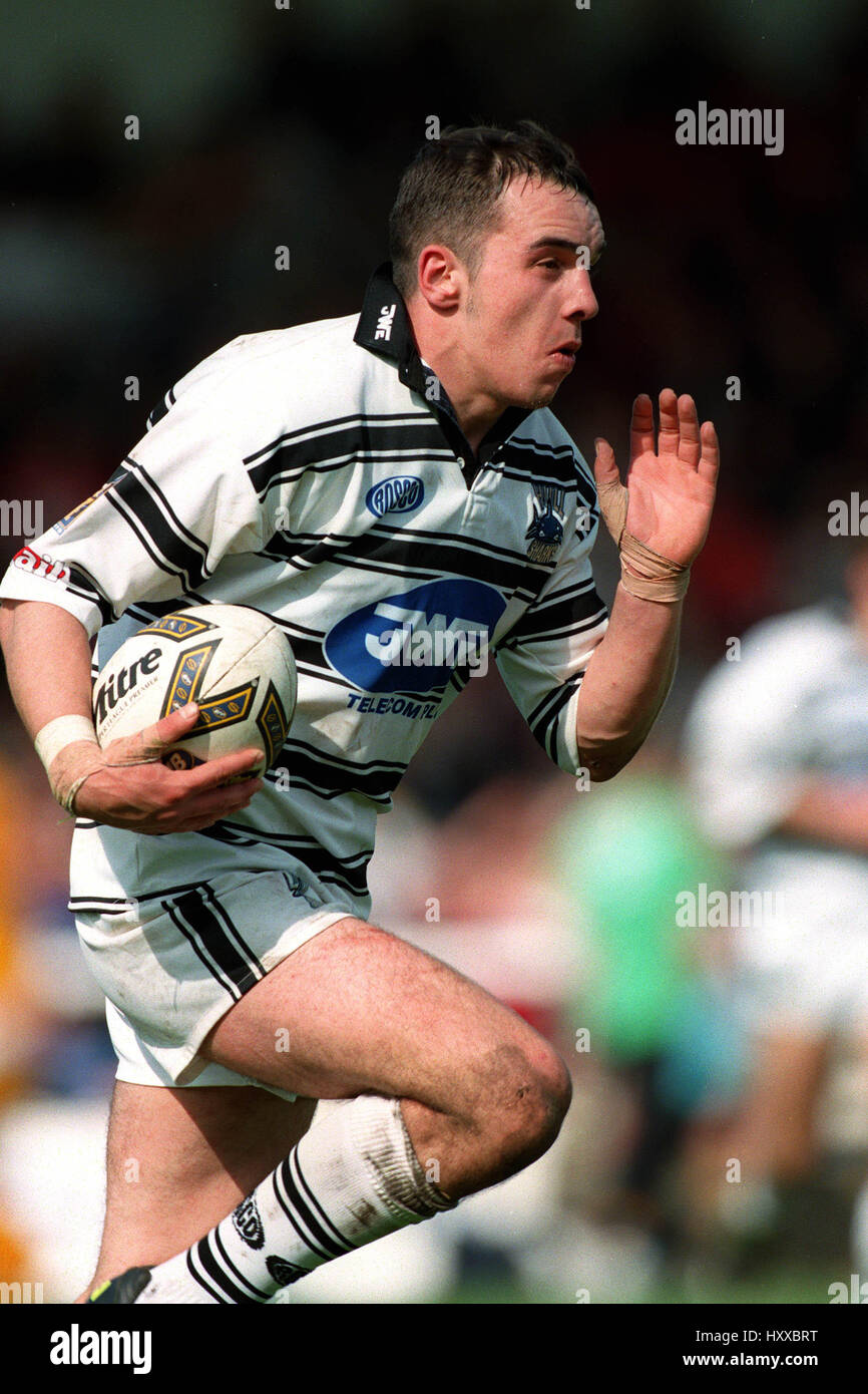 PAUL KING. HULL SHARKS RLFC 28 April 1999 Stock Photo - Alamy