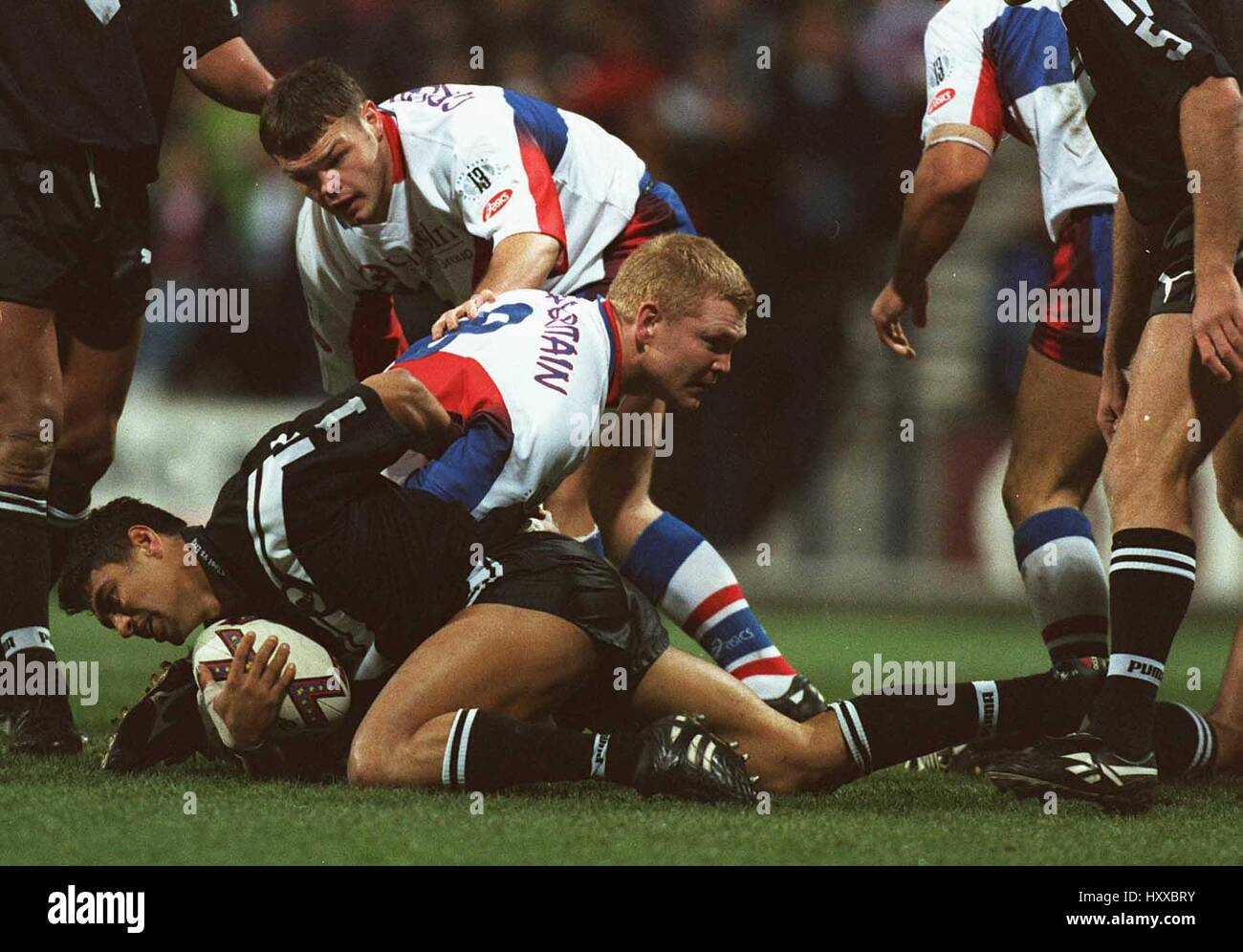RICHIE BARNETT NEIL COWIE GREAT BRITAIN V NEW ZEALAND 07 November 1998 ...