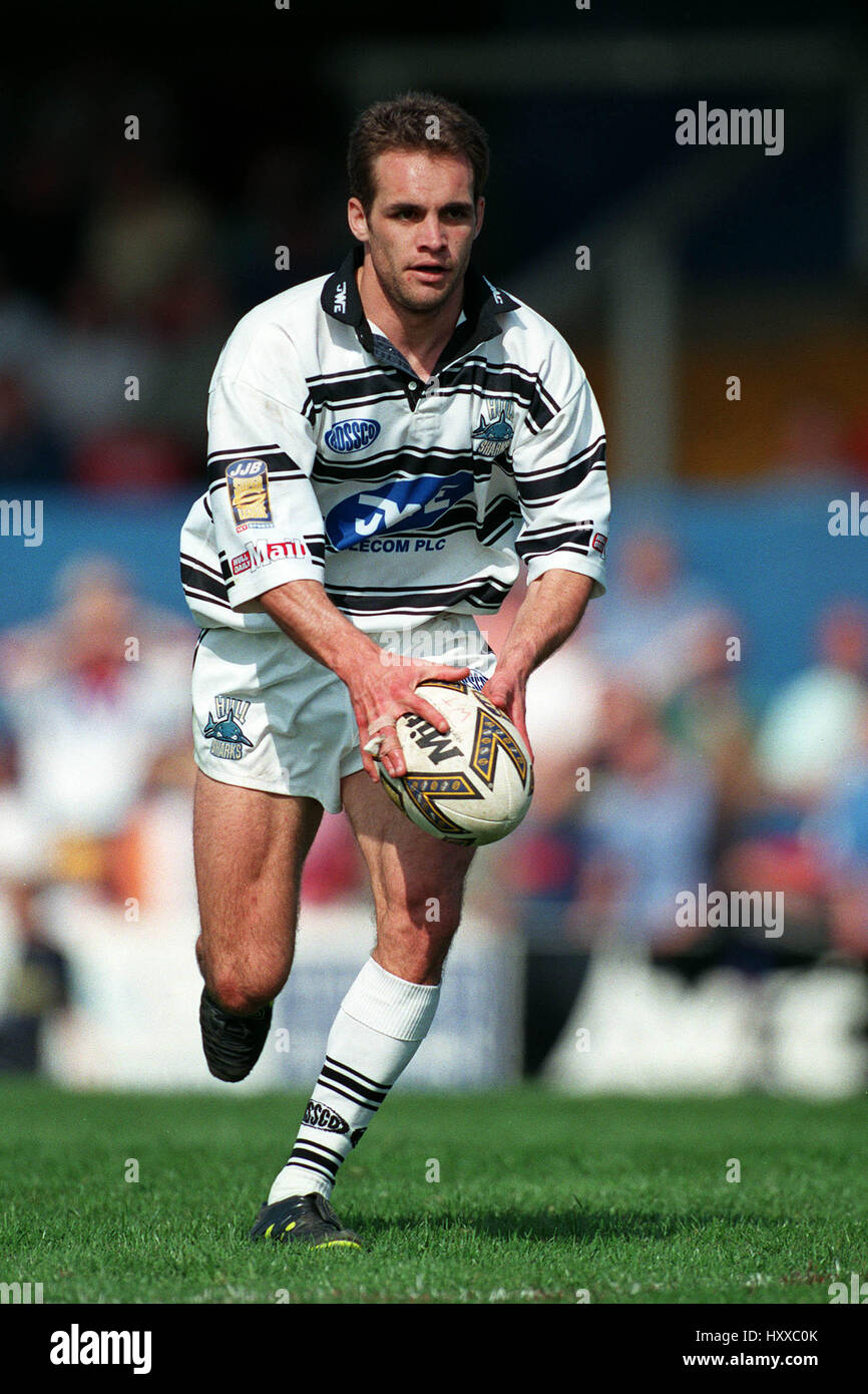 ANDREW PURCELL HULL SHARKS RLFC 20 April 1999 Stock Photo - Alamy