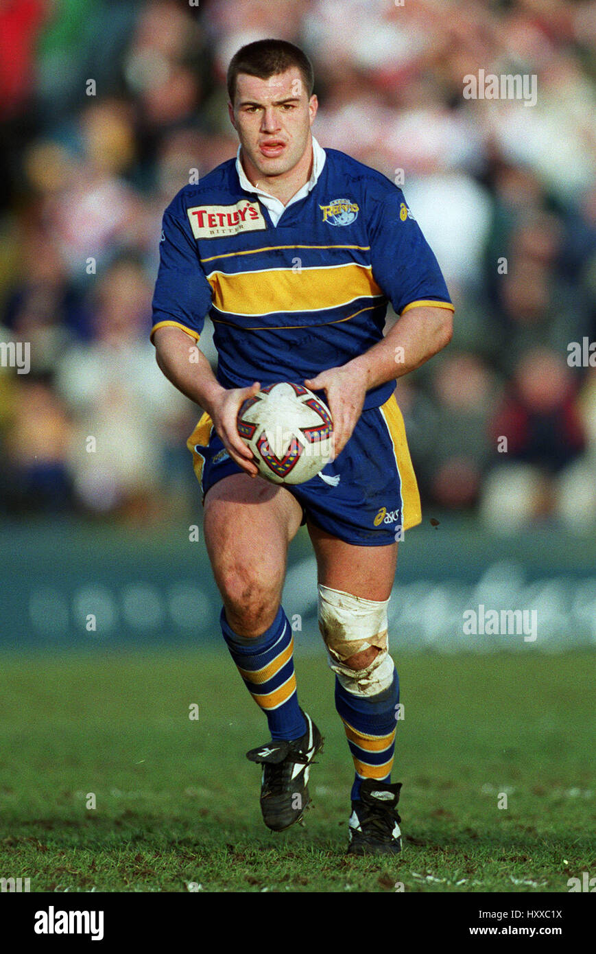 IESTYN HARRIS LEEDS RHINOS RLFC 26 February 2000 Stock Photo - Alamy
