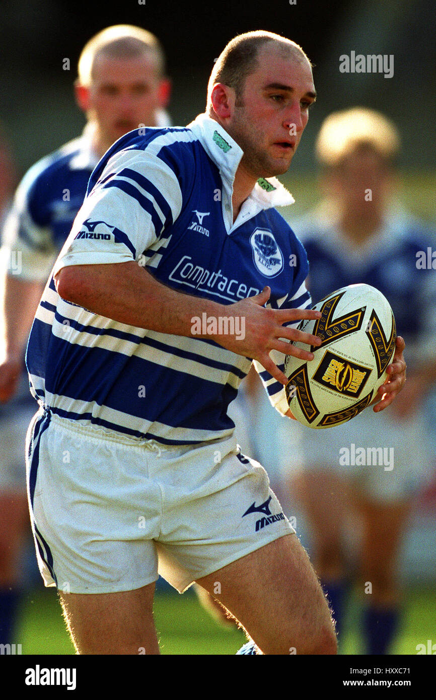 SIMON KNOX HALIFAX BLUE SOX RLFC 11 March 2000 Stock Photo - Alamy