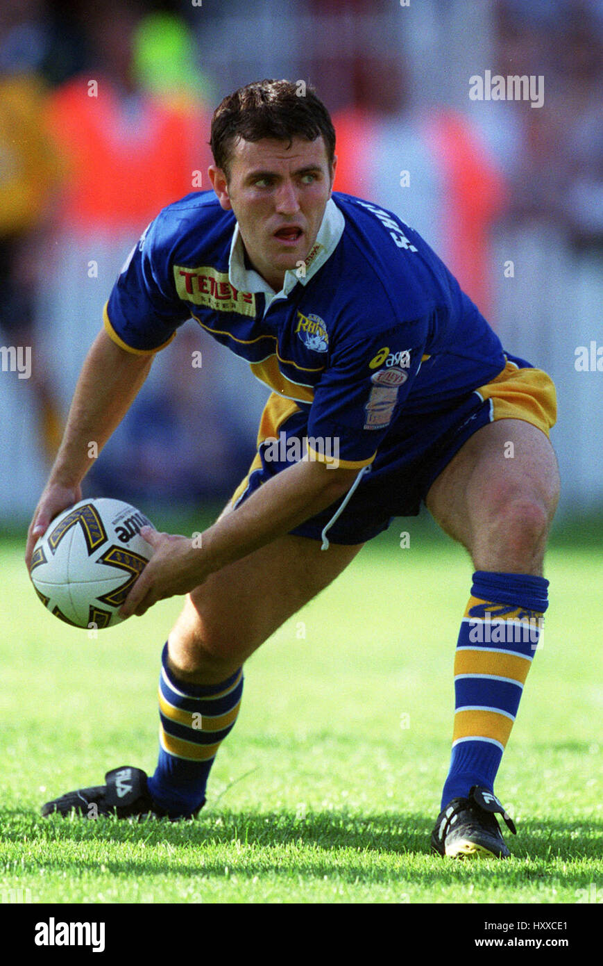 RYAN SHERIDAN LEEDS RHINOS RLFC 17 June 2000 Stock Photo - Alamy