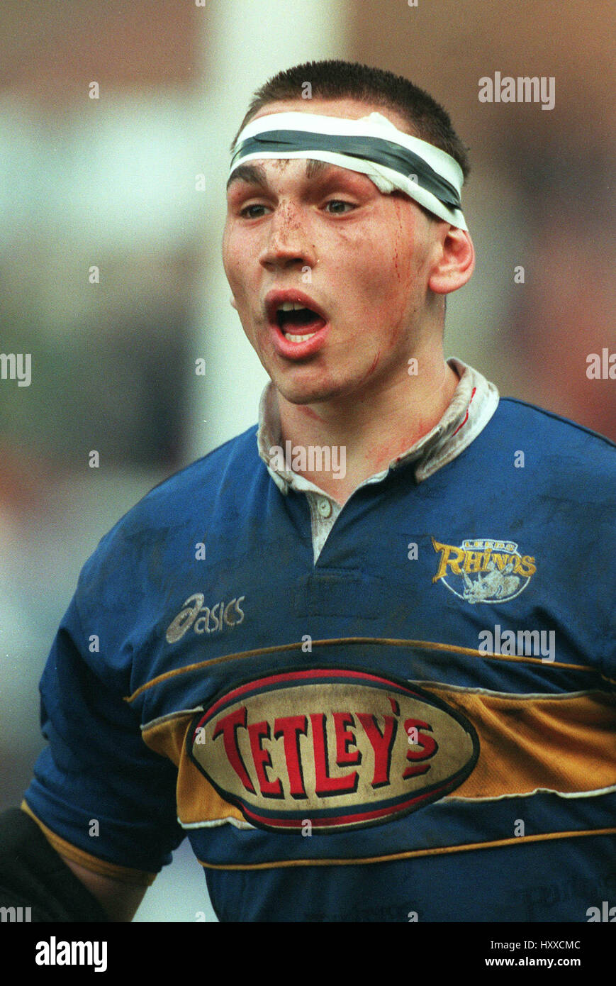 KEVIN SINFIELD LEEDS RHINOS RLFC HULL THE BOULEVARD HULL 10 March 2001 ...