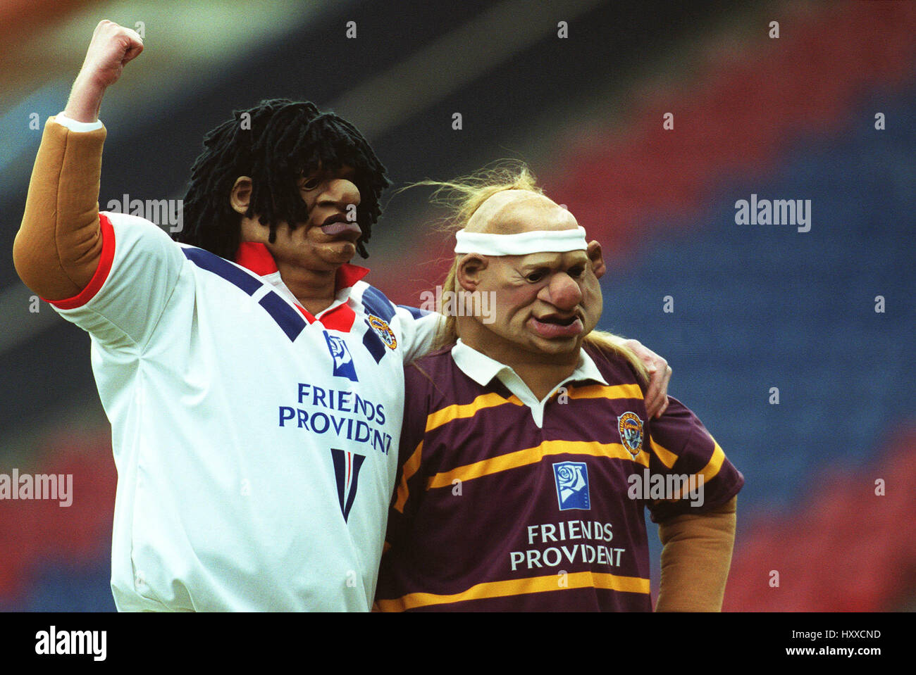 Rugby full length mascots hi-res stock photography and images - Alamy