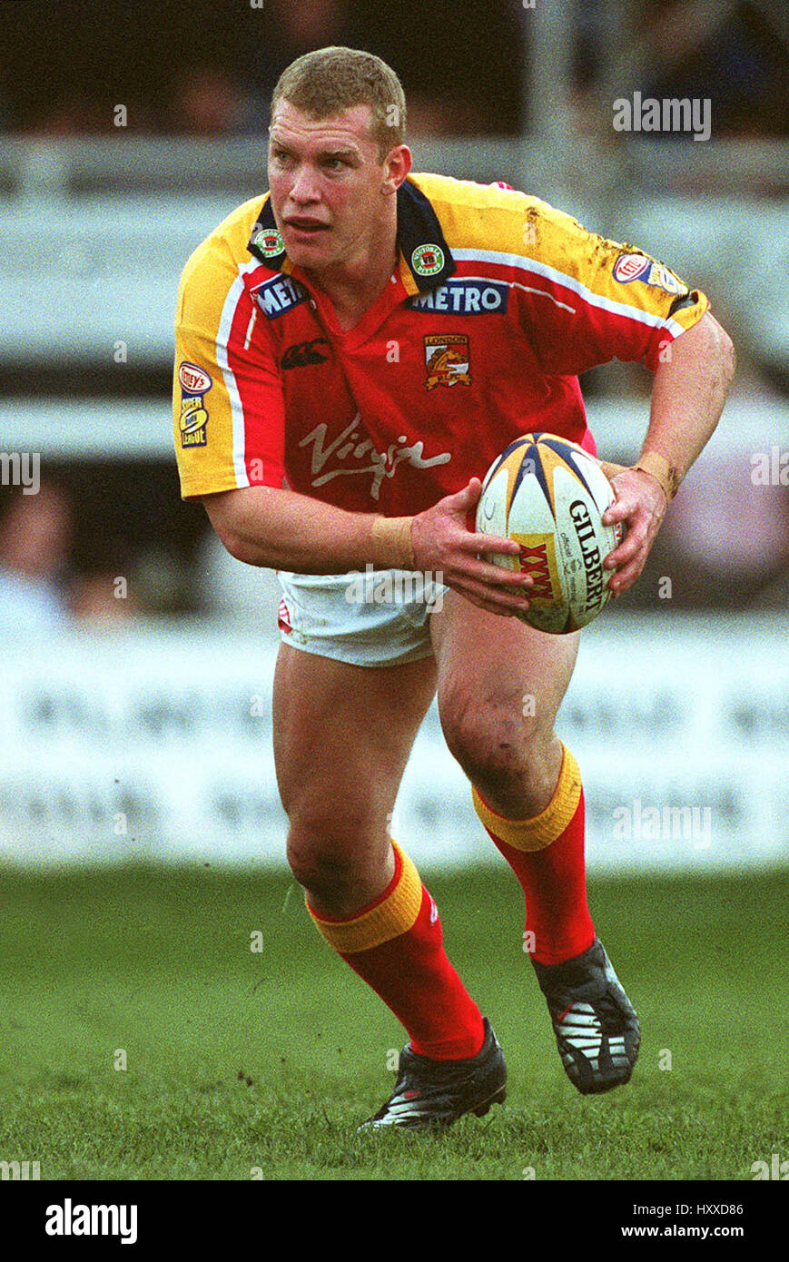 RUSSELL BAWDEN LONDON BRONCOS RLFC THE BOULEVARD GROUND HULL ENGLAND 01 ...