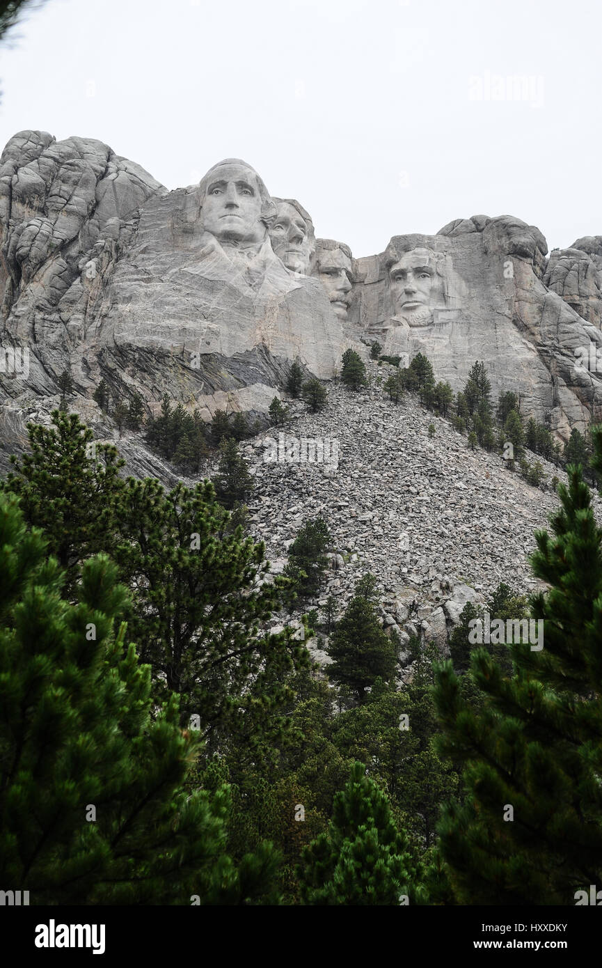 Mount Rushmore memorial Stock Photo - Alamy