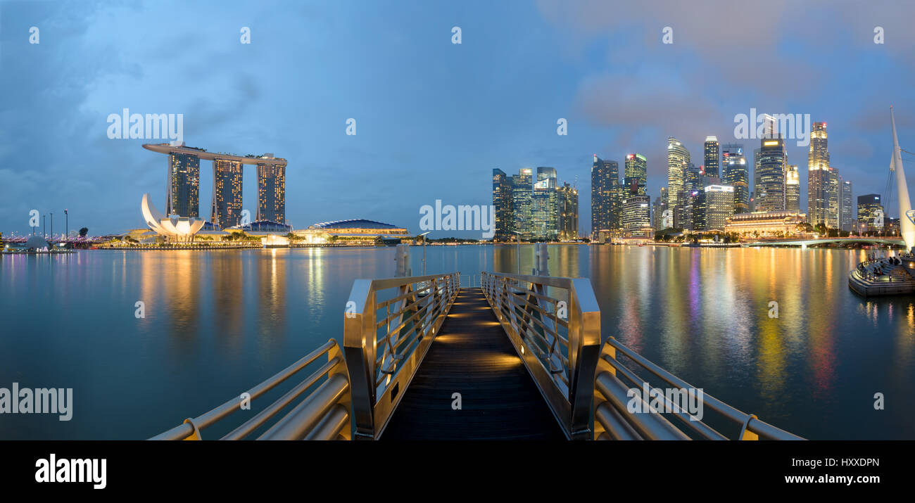 Panoramic view of singapore hi-res stock photography and images - Alamy