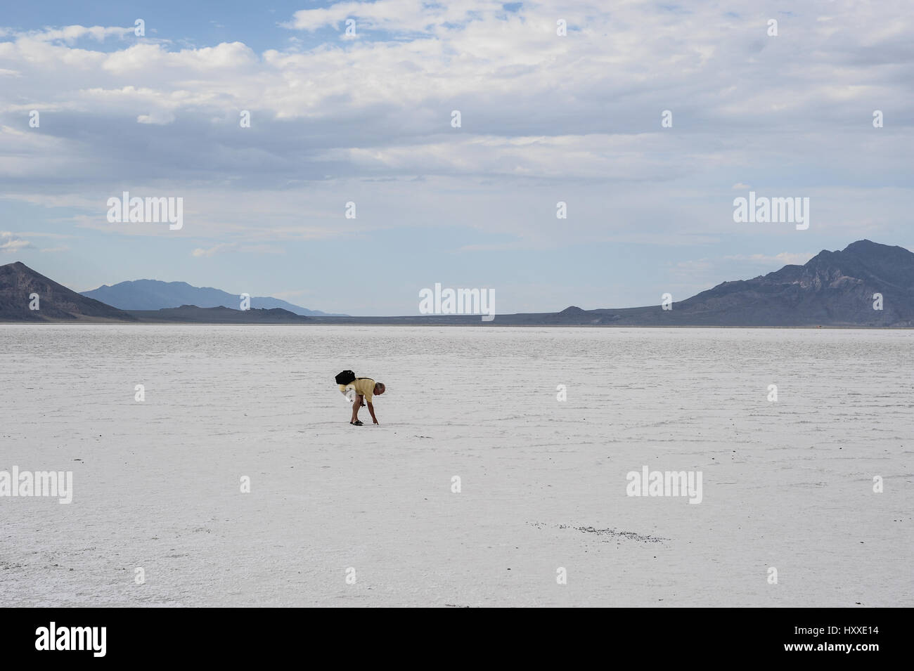 Salt Desert, Bonneville, Utah Stock Photo - Alamy
