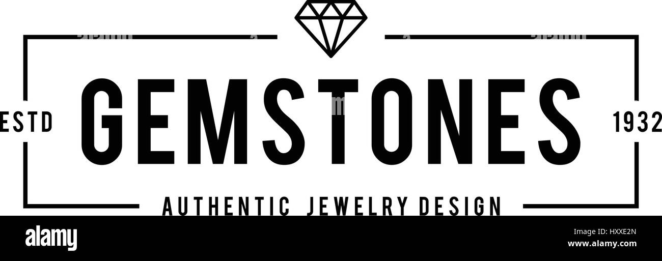 Diamond and Jewels Retro Vintage Badge Labels Stock Vector Image & Art ...