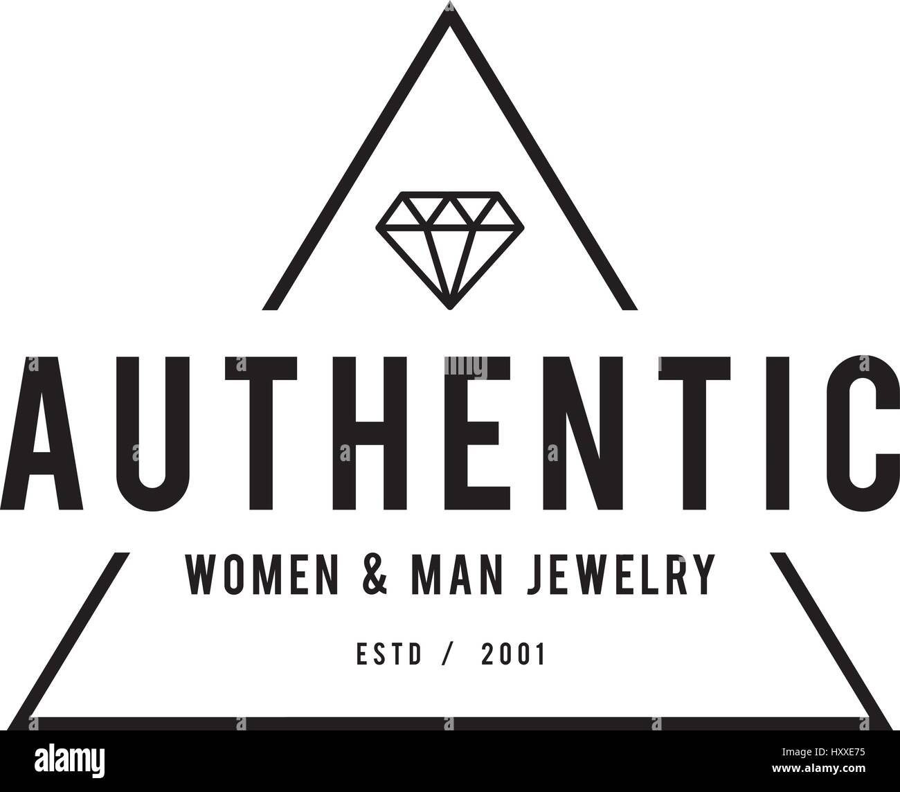 Diamond and Jewels Retro Vintage Badge Labels Stock Vector Image & Art ...