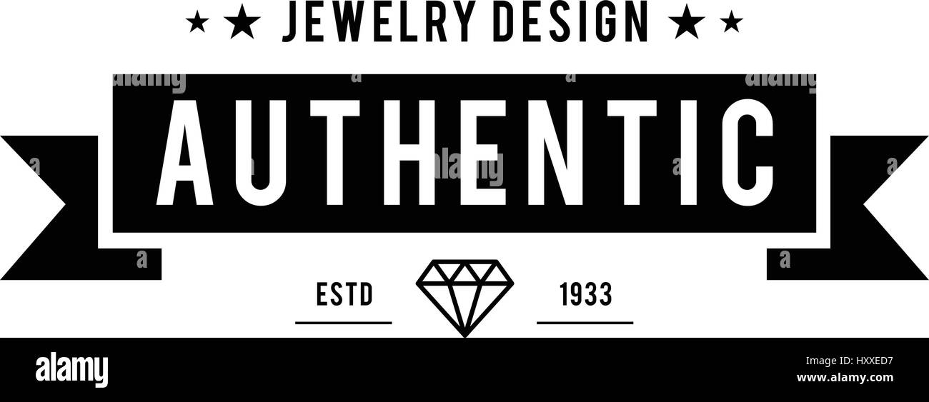 Diamond and Jewels Retro Vintage Badge Labels Stock Vector Image & Art ...