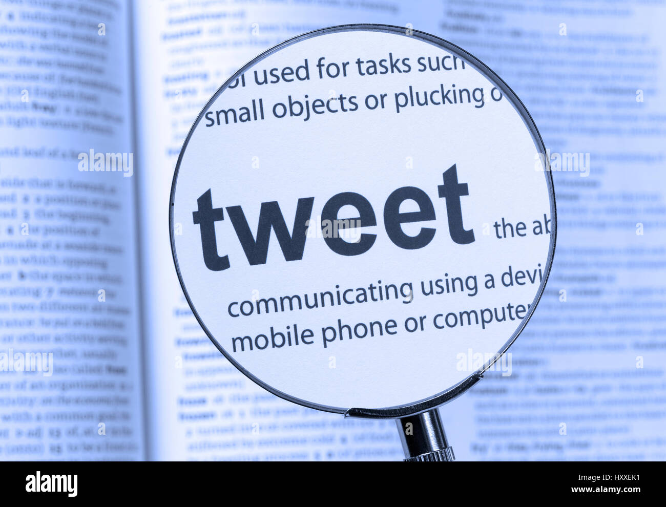 Tweet word hi-res stock photography and images - Alamy