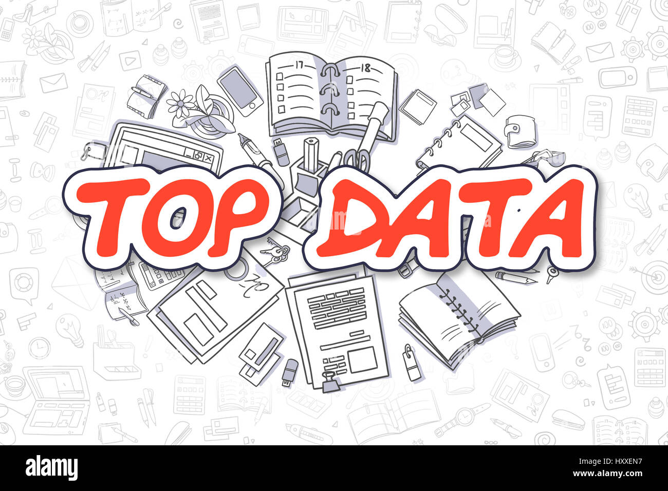 Data cartoon hi-res stock photography and images - Alamy