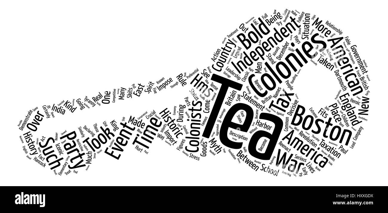 Boston Tea Party Black and White Stock Photos & Images - Alamy