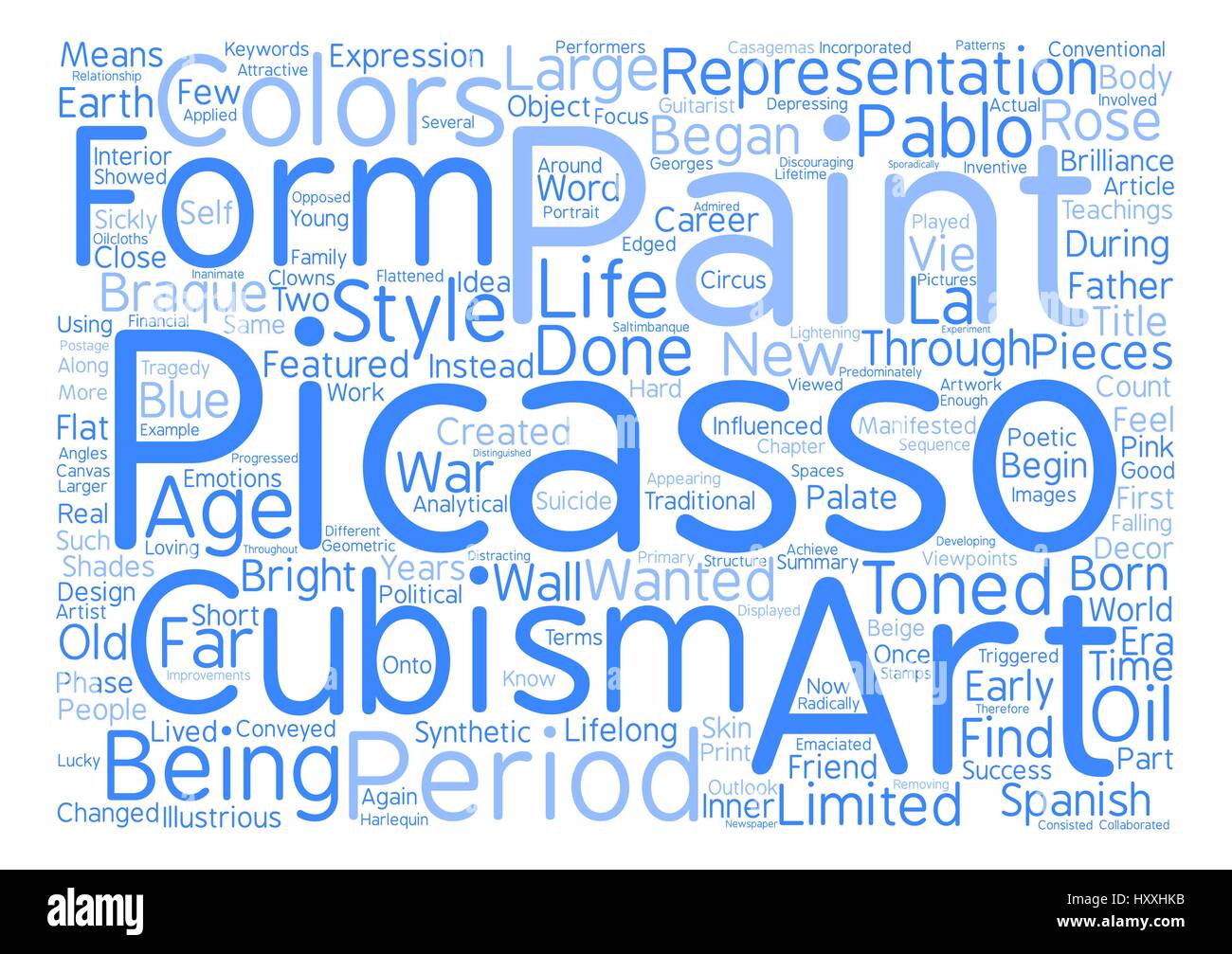 Paintings By Pablo Picasso Stock Vector Images - Alamy