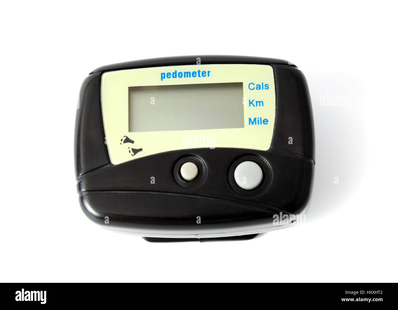 Digital Pedometer isolated on a white background Stock Photo - Alamy