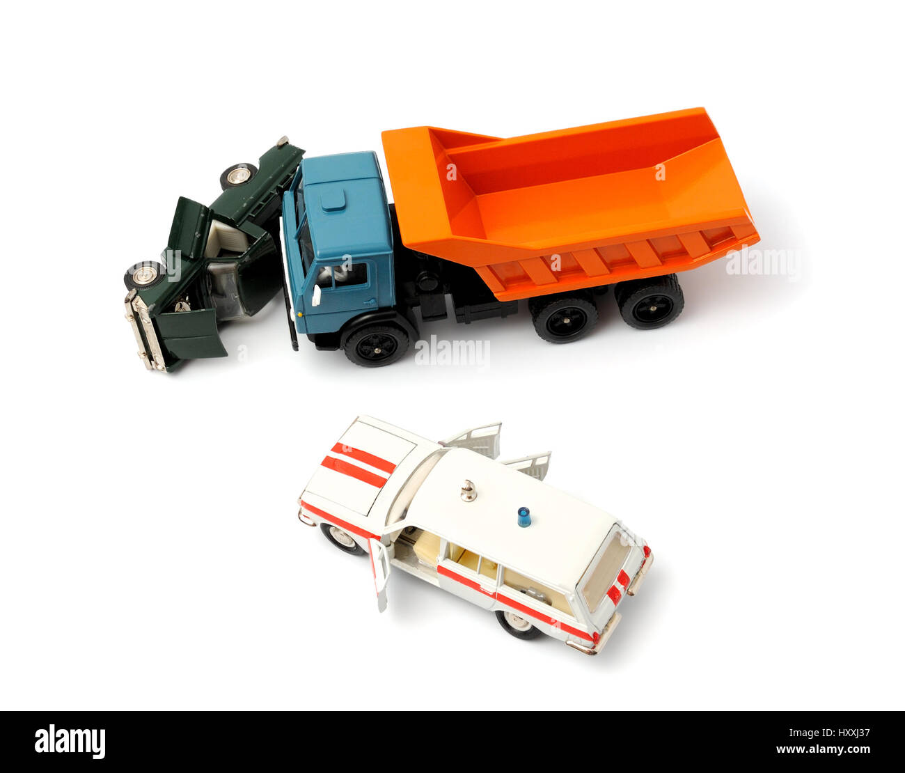 Motor car accident in Cut Out Stock Images & Pictures - Alamy