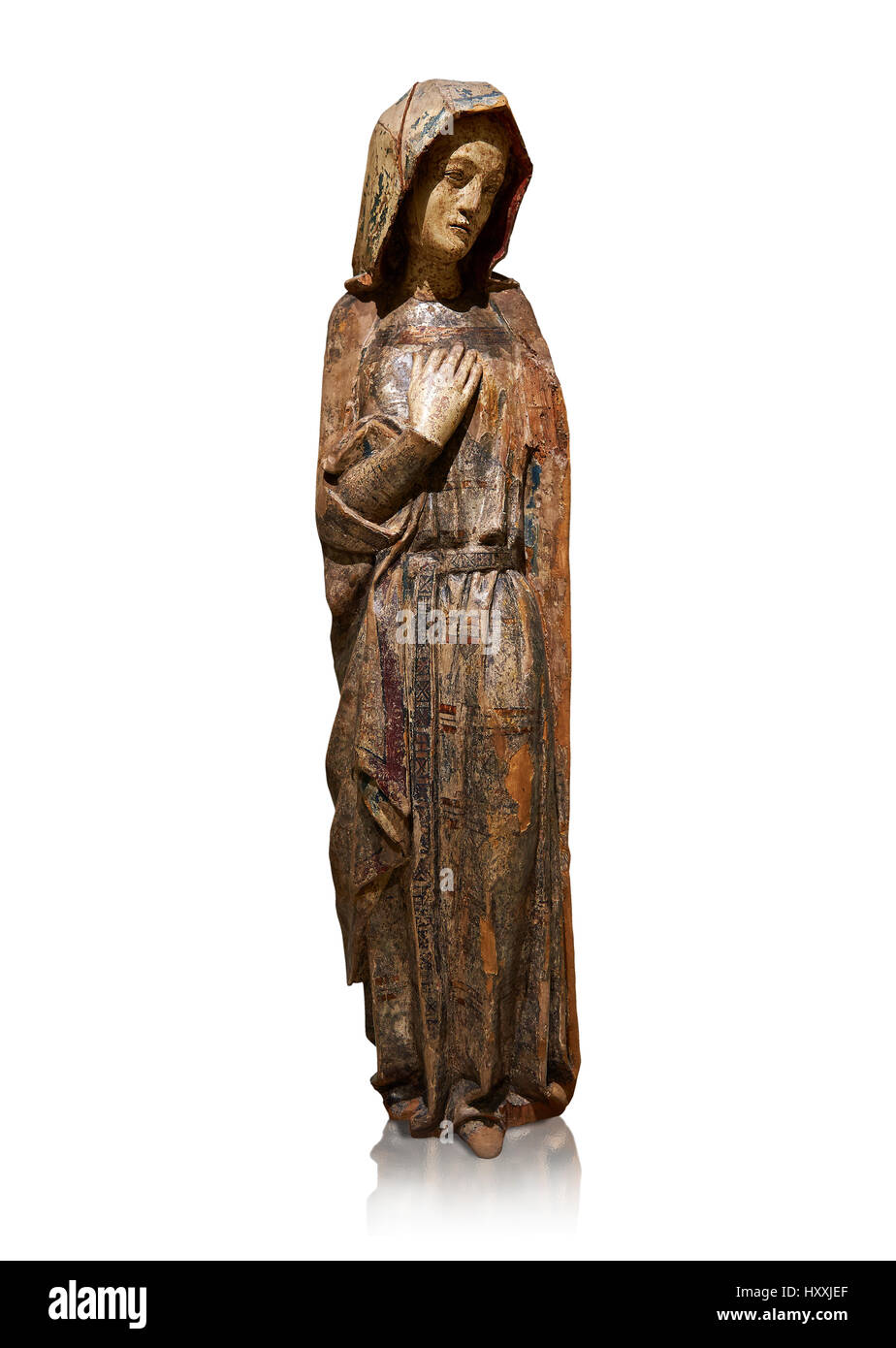 Gothic wooden statues Cut Out Stock Images & Pictures - Alamy