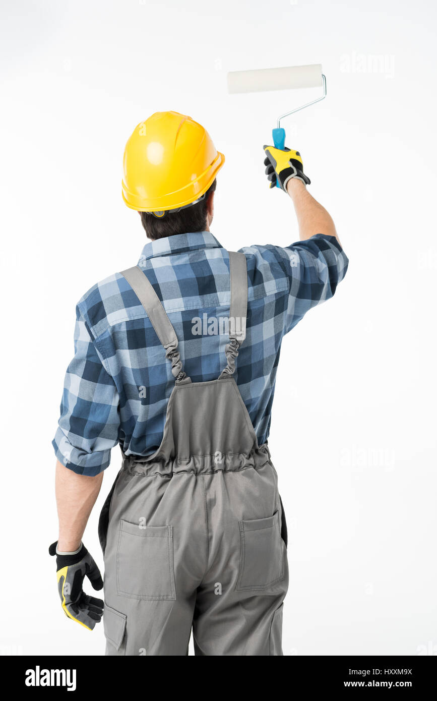 Workman painting hi-res stock photography and images - Alamy