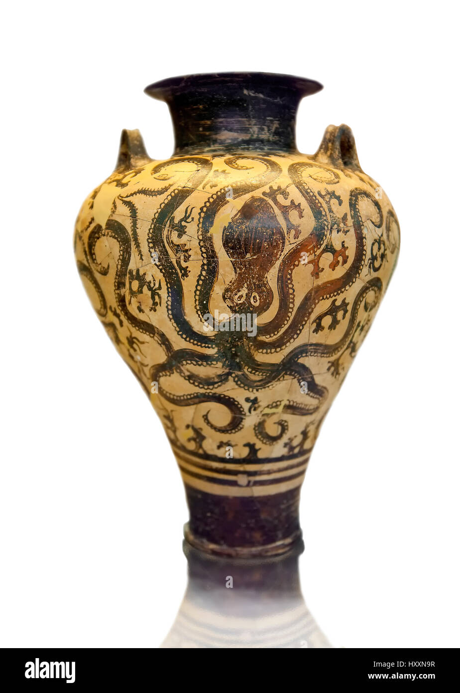 Mycenaean palace amphora with octopus hi-res stock photography and ...