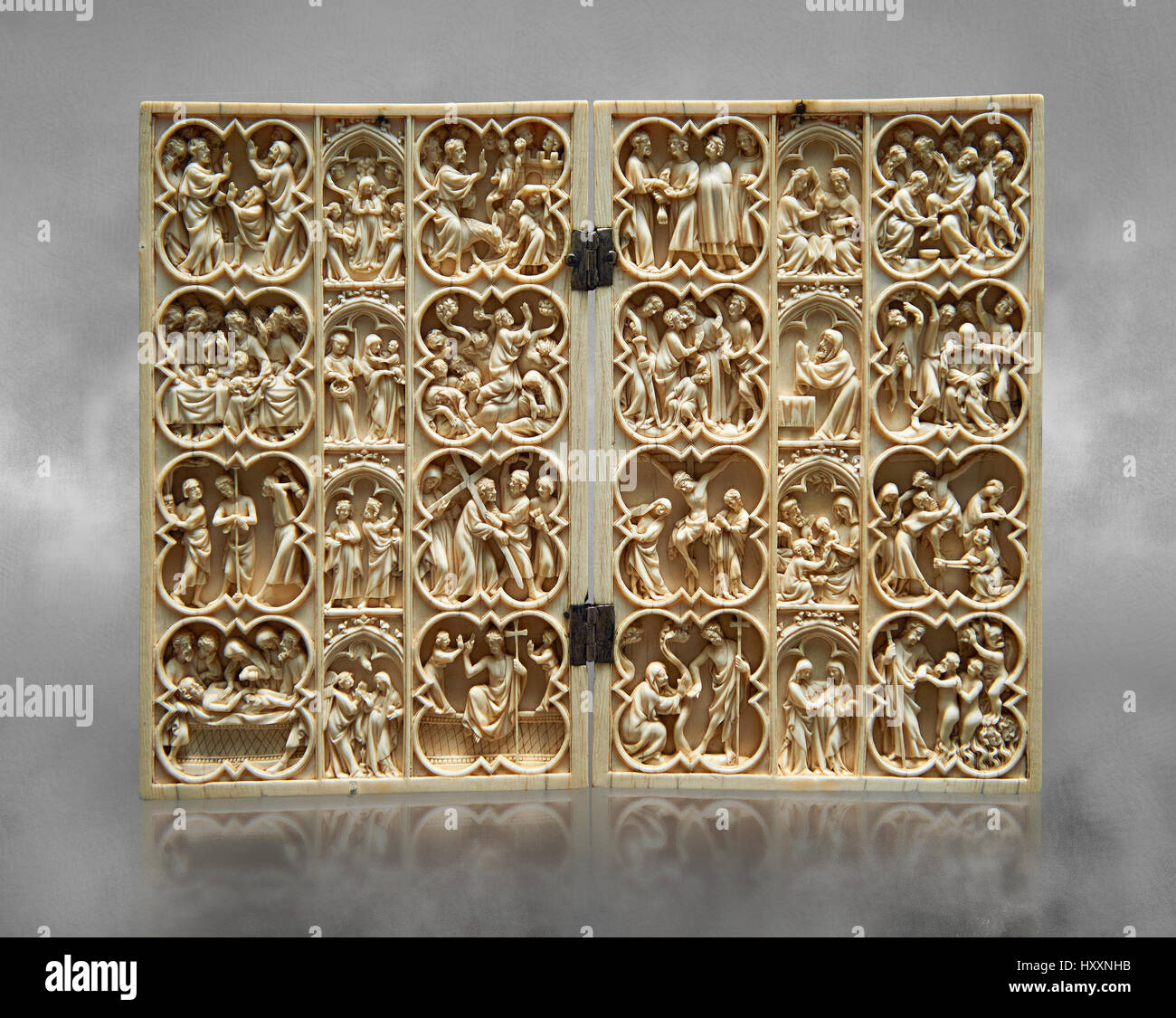 Gothic ivory panel hi-res stock photography and images - Alamy