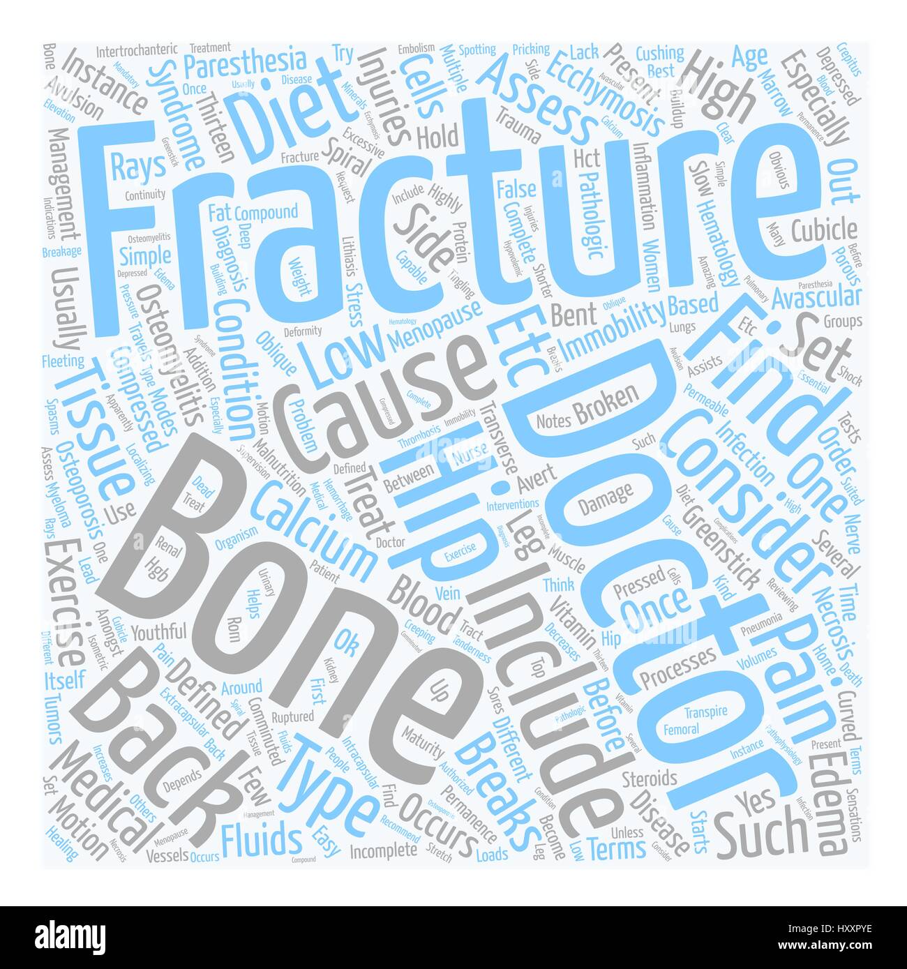 Types Of Fractures Cut Out Stock Images & Pictures - Alamy