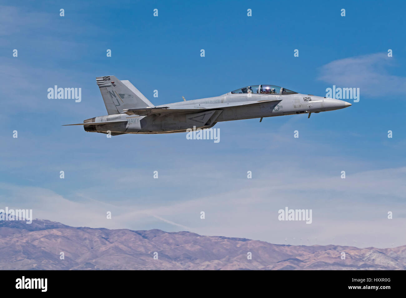 Airplane F-18 Hornet flying at the Los Angeles Air Show Stock Photo - Alamy