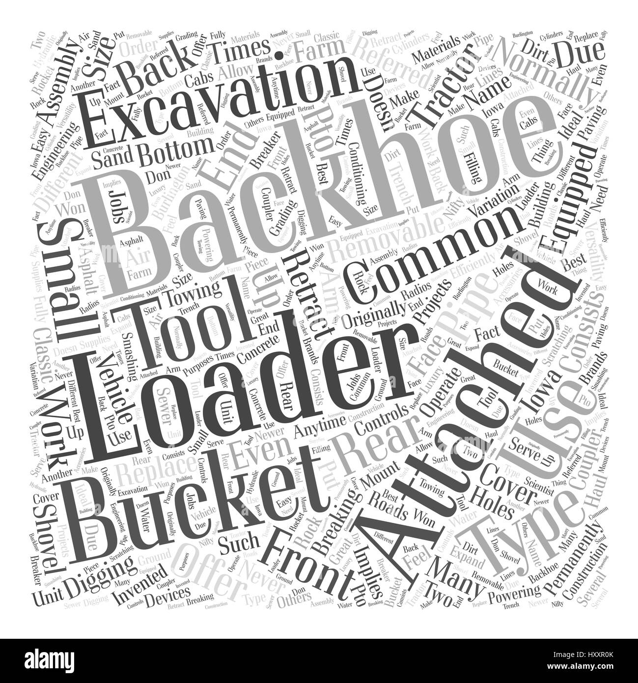 Backhoe Loader Stock Vector Images - Alamy