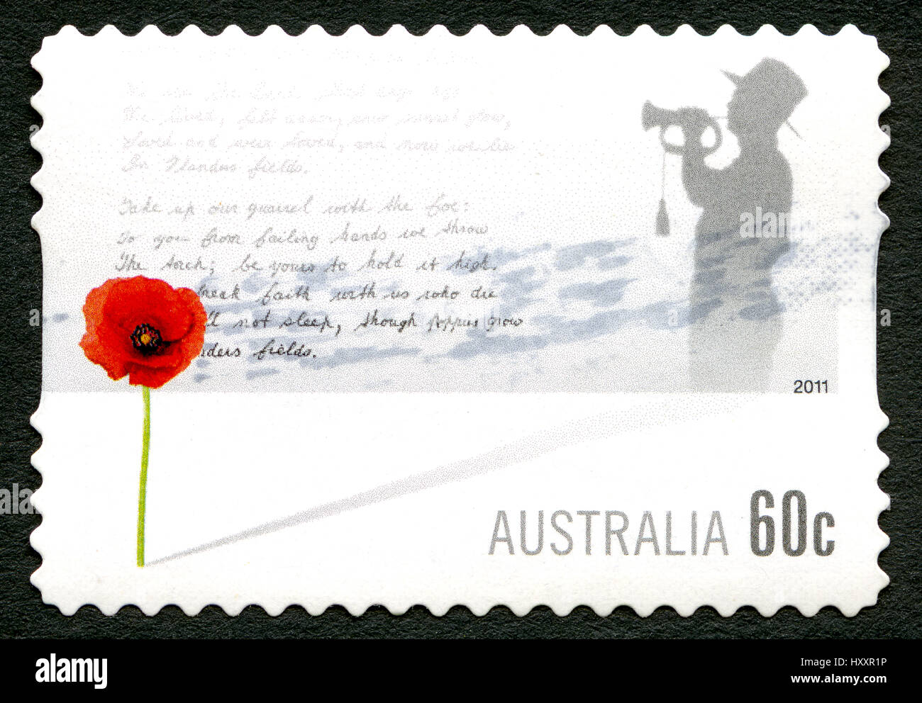 AUSTRALIA - CIRCA 2011: A used postage stamp from Australia, depicting ...