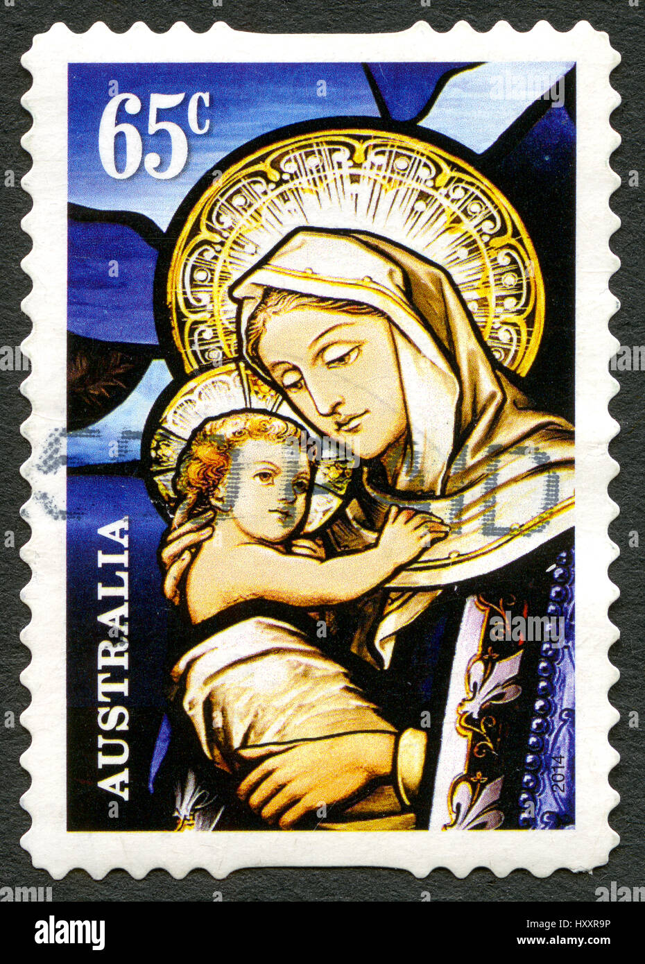 AUSTRALIA - CIRCA 2014: A used postage stamp from Australia, depicting ...