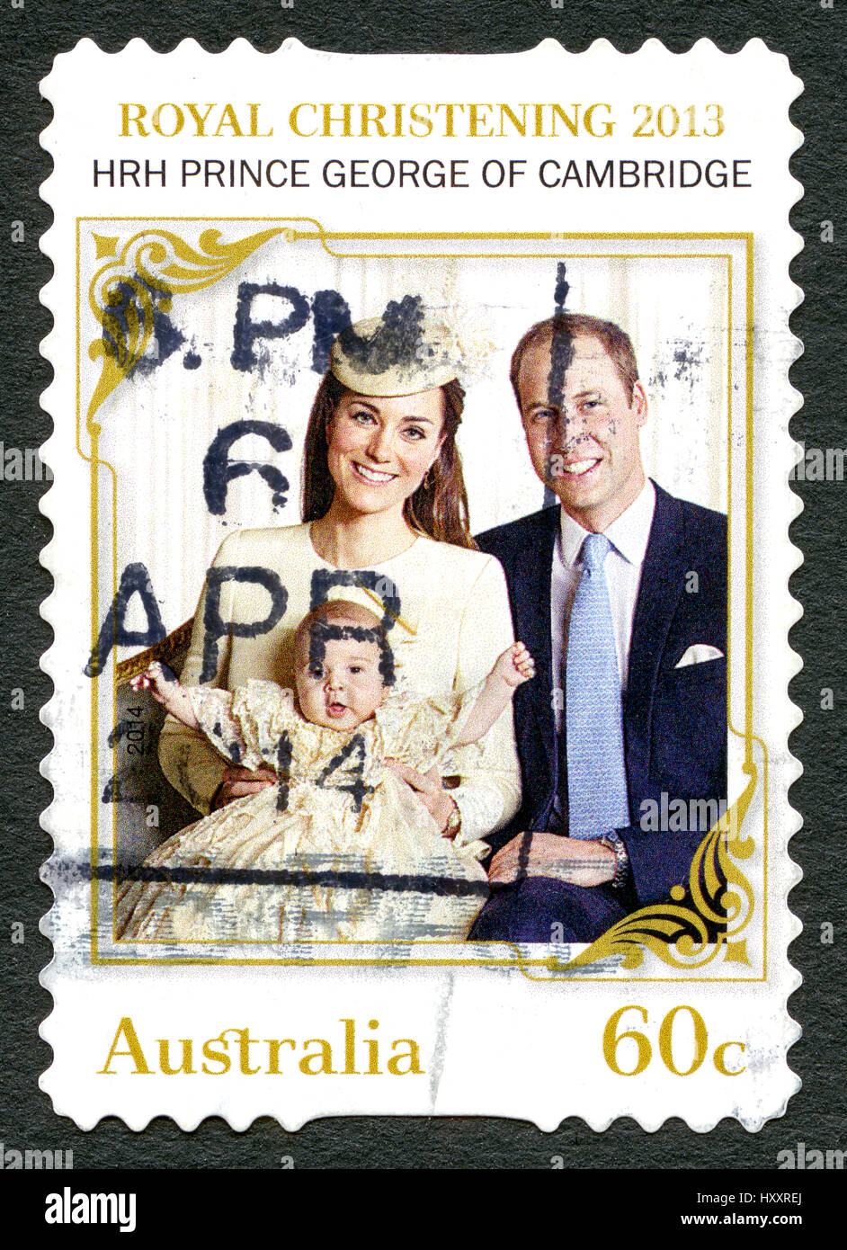 AUSTRALIA - CIRCA 2013: A used postage stamp from Australia ...