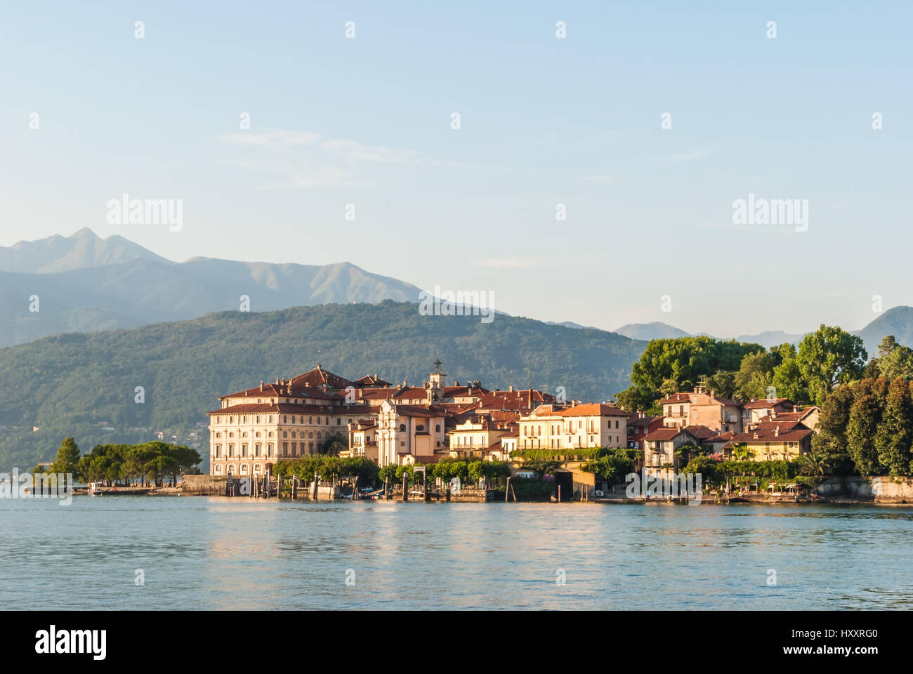 Sunset landscape lake maggiore hi-res stock photography and images - Alamy