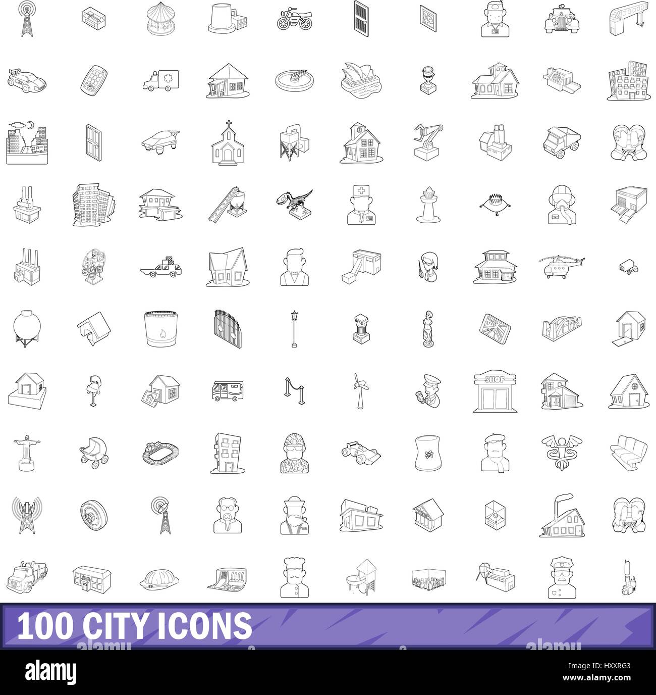 Unconventional architecture Stock Vector Images - Alamy