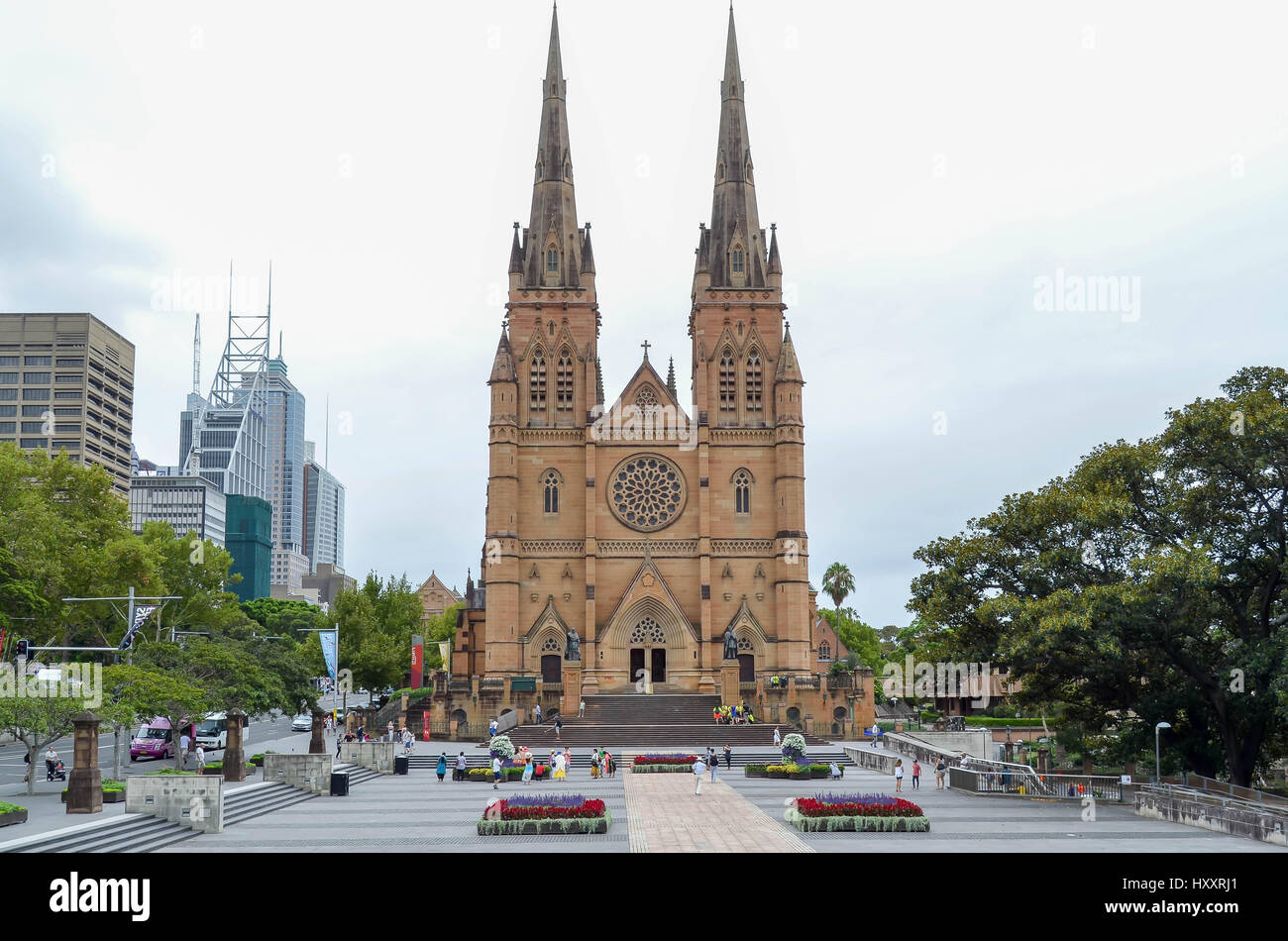 saint mary’s cathedral, sydney Stock Photo - Alamy