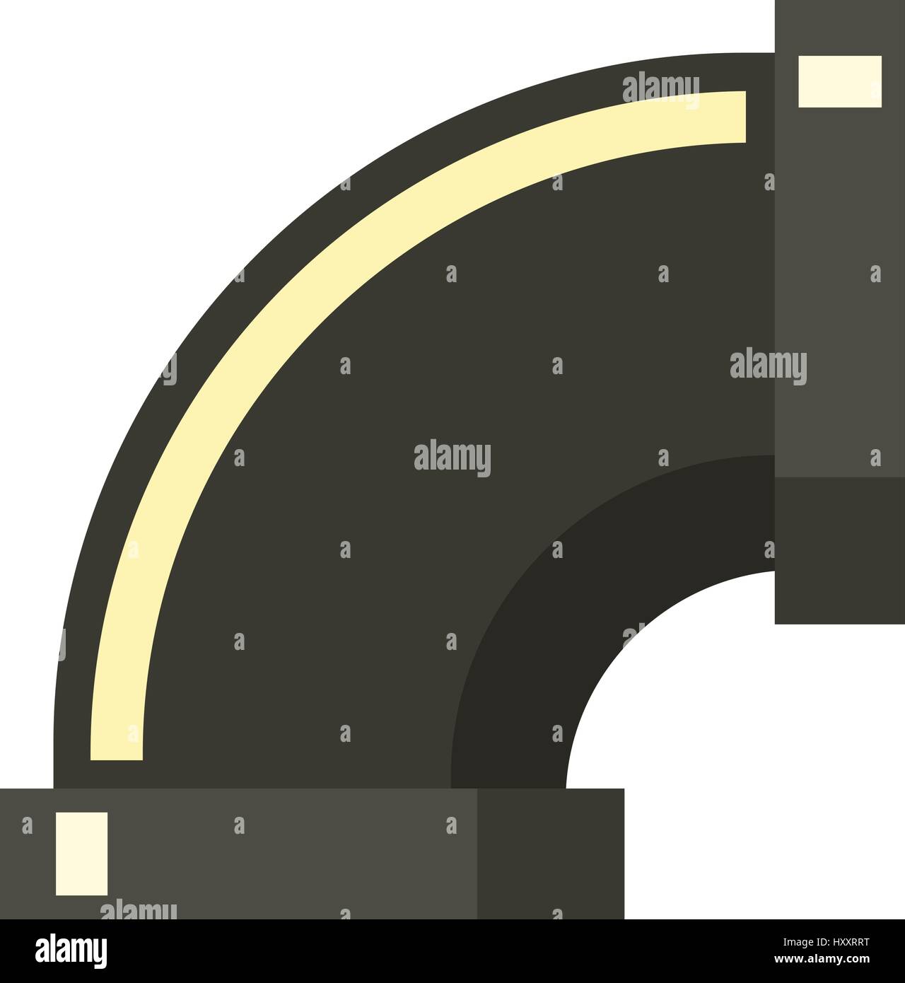 Sewage pipe icon, flat style Stock Vector Image & Art - Alamy