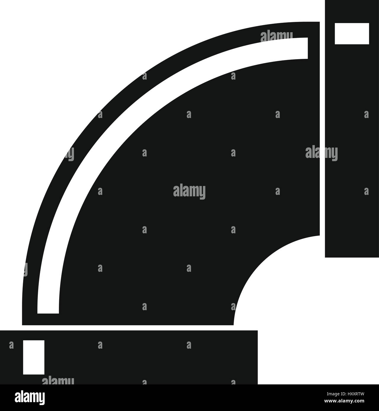 Black pvc pipes Stock Vector Images - Alamy