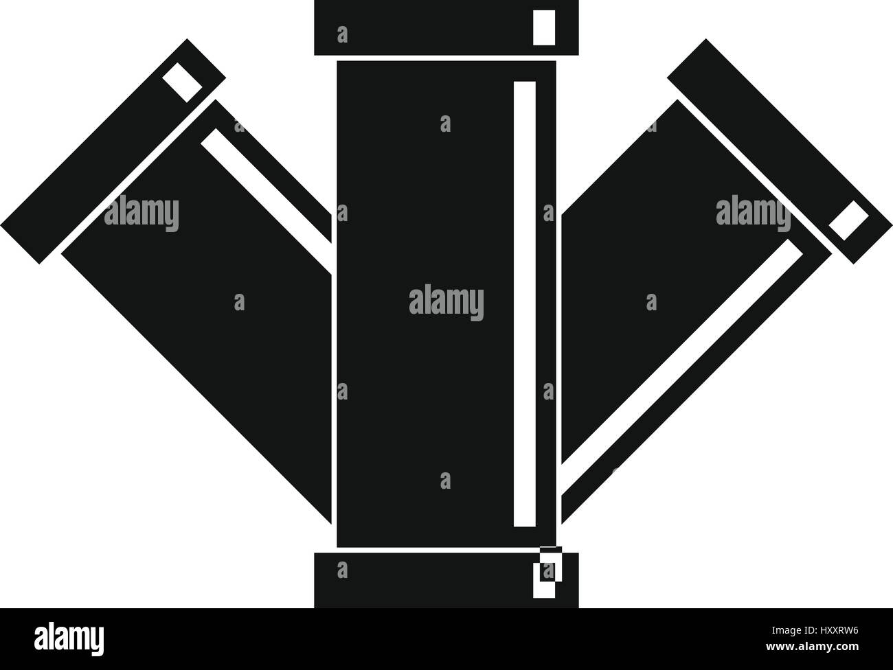 Sewerage icon, simple style Stock Vector Image & Art - Alamy