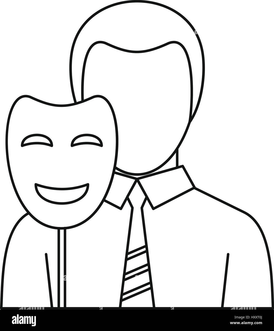 Disguise office Stock Vector Images - Alamy