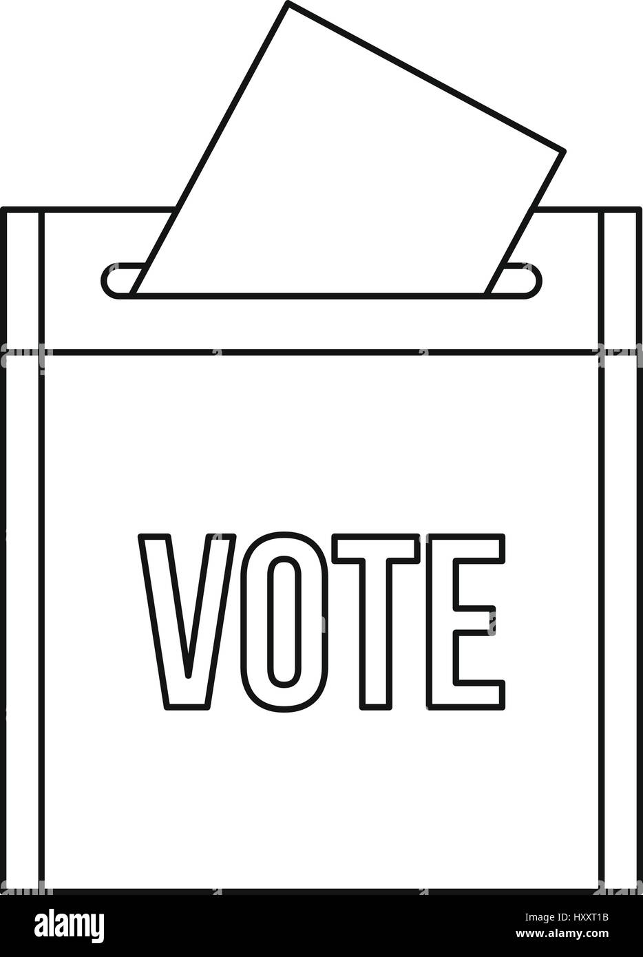 Concept voter registration Black and White Stock Photos & Images - Alamy