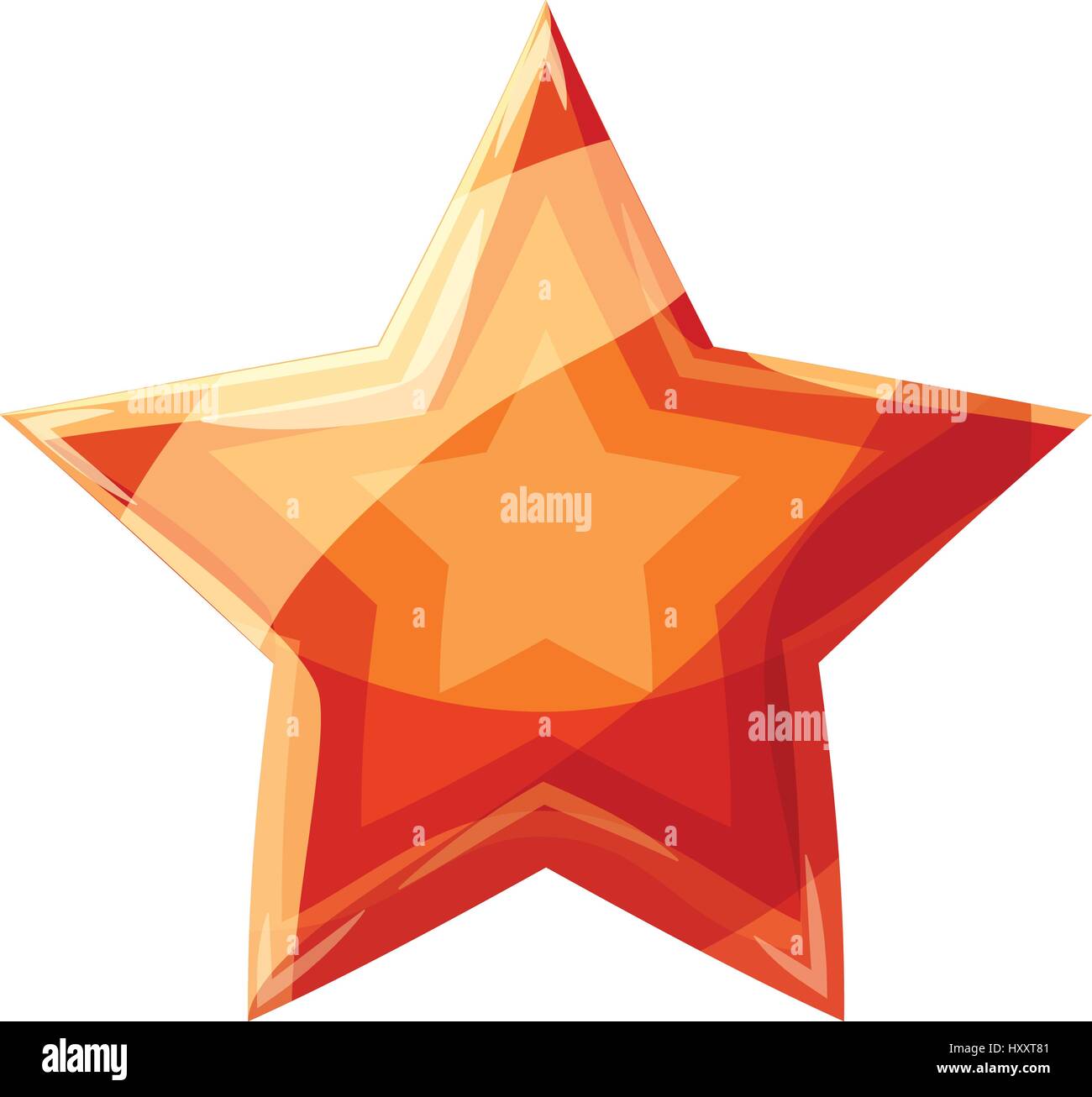 Red star icon, cartoon style Stock Vector Image & Art - Alamy