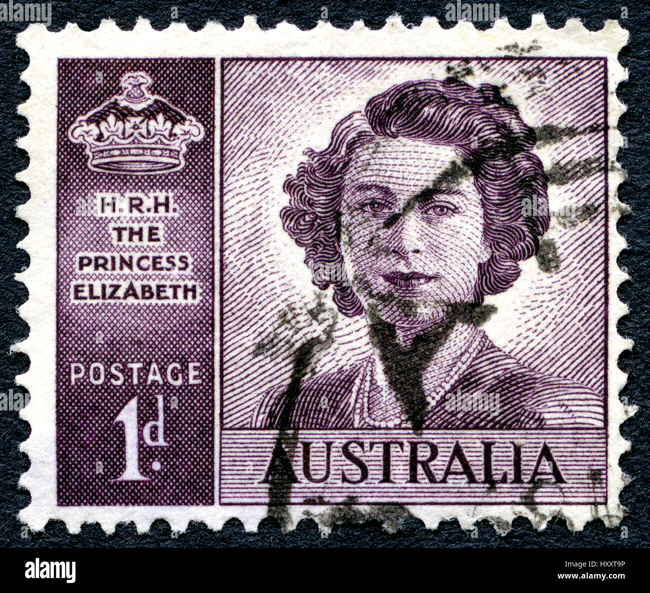 AUSTRALIA - CIRCA 1948: A used postage stamp from Australia, depicting ...
