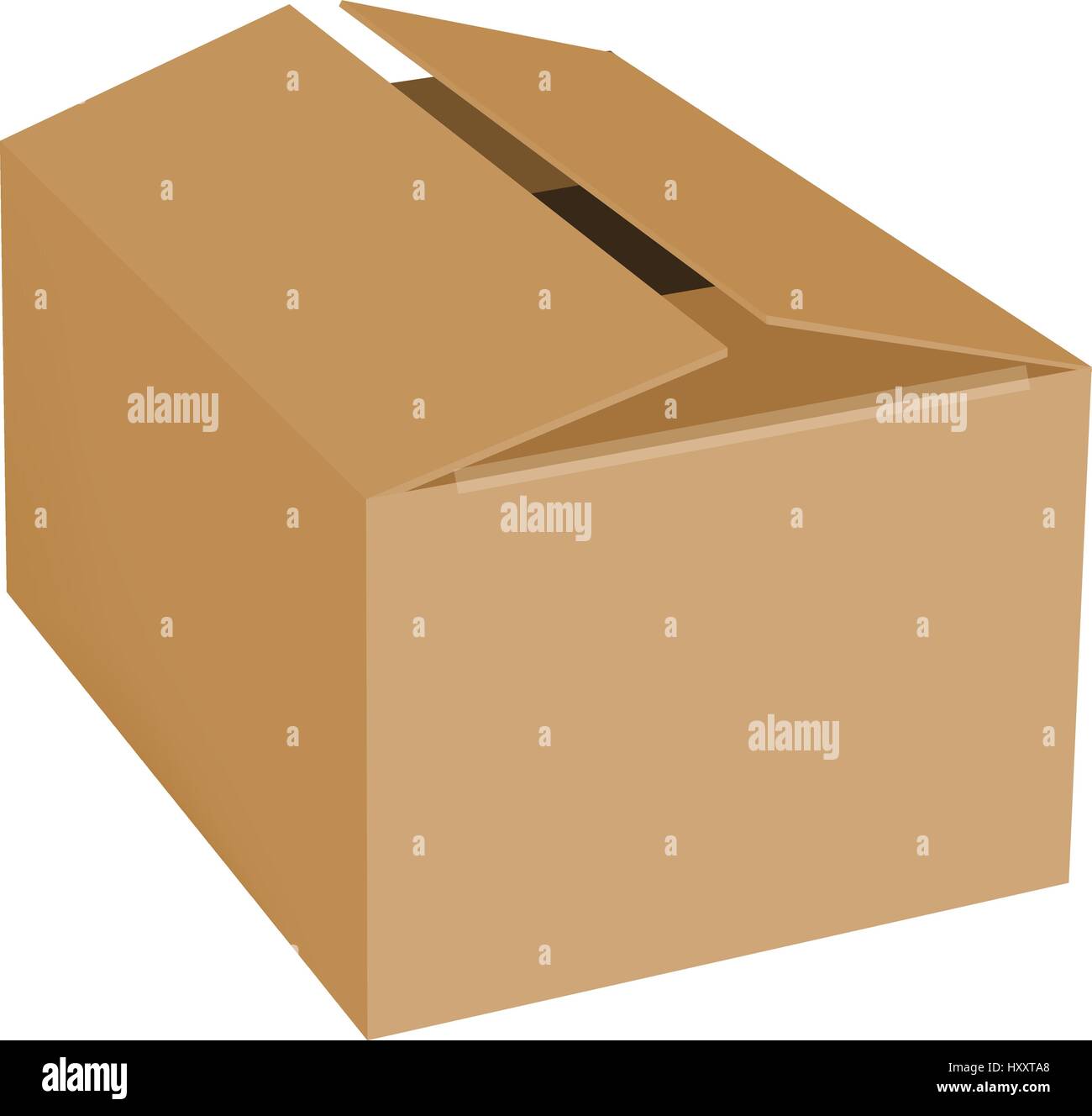 Empty box mockup, realistic style Stock Vector Image & Art - Alamy