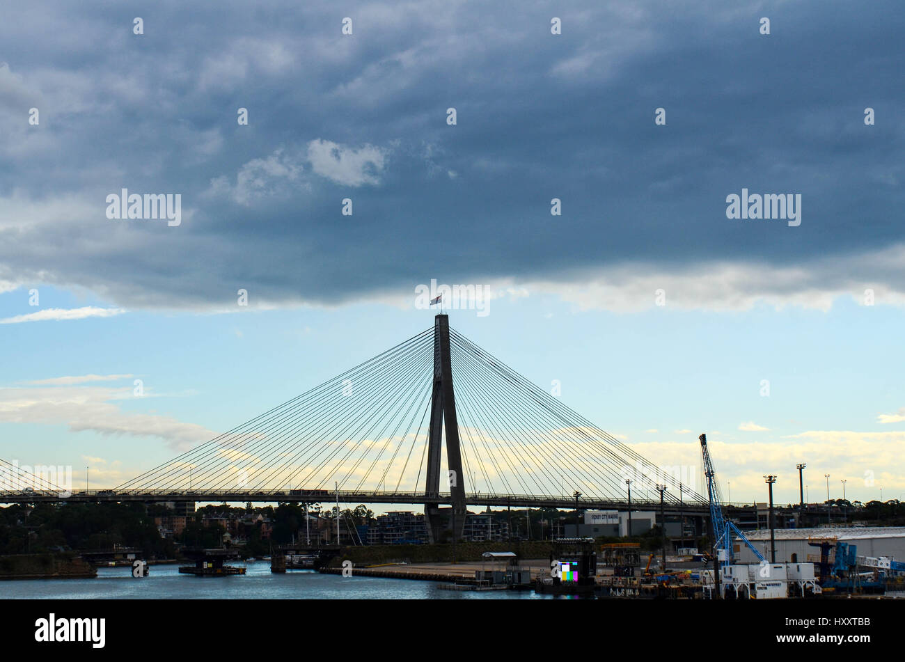 Anzac Bridge, Sydney Stock Photo - Alamy