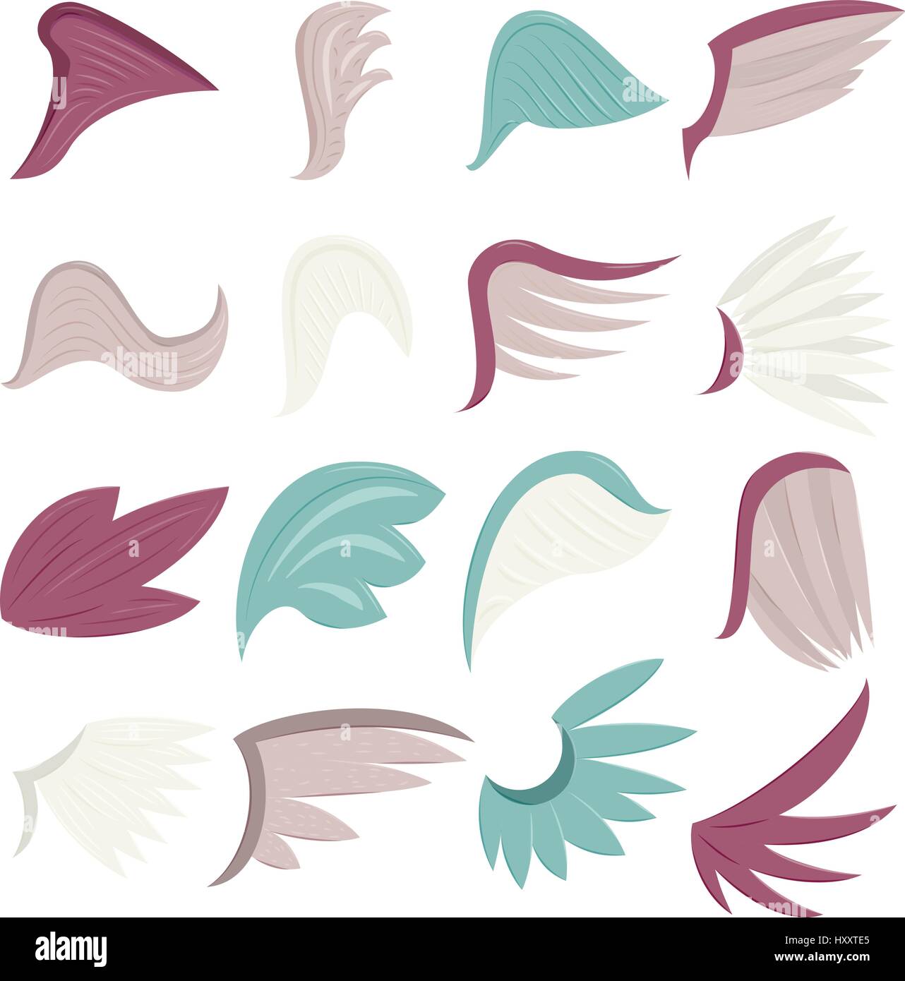 Magic feather icon cartoon Stock Vector Images - Alamy