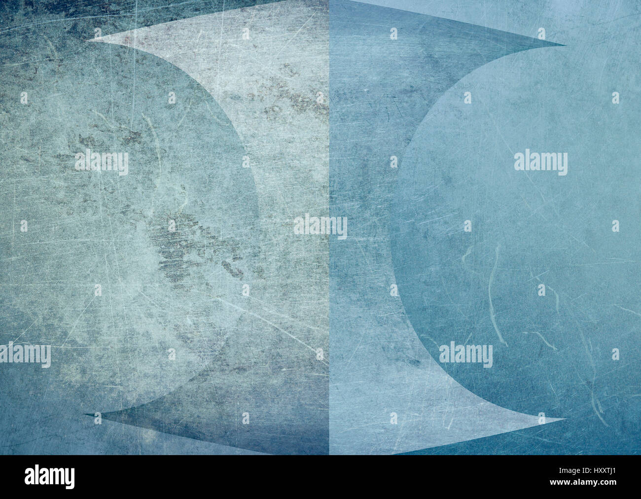 Scratched blue metal background with axe shape Stock Photo - Alamy